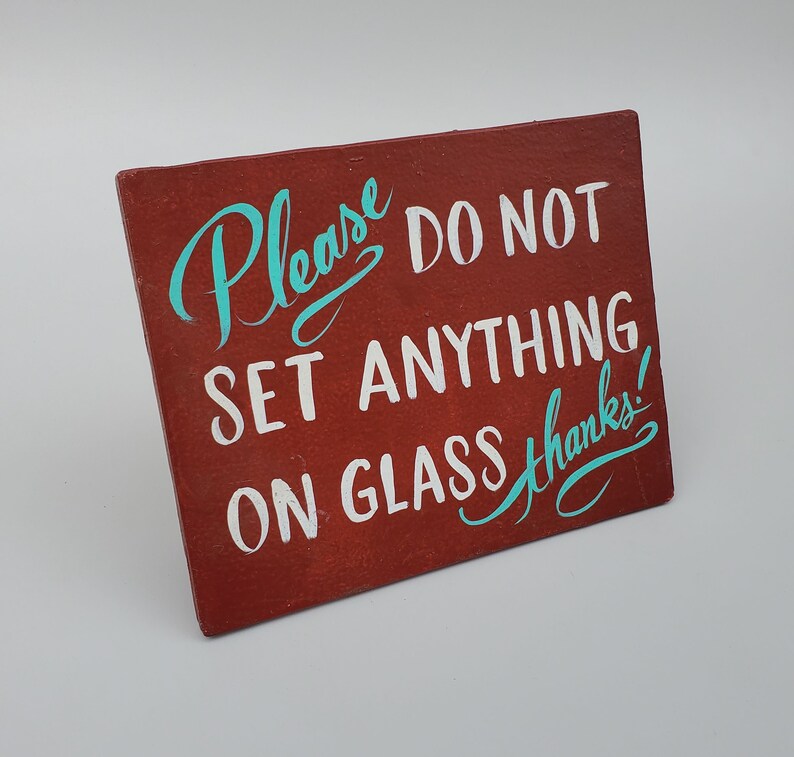 Wooden Retail Counter Top Store Display Trade Sign Please Do - Etsy