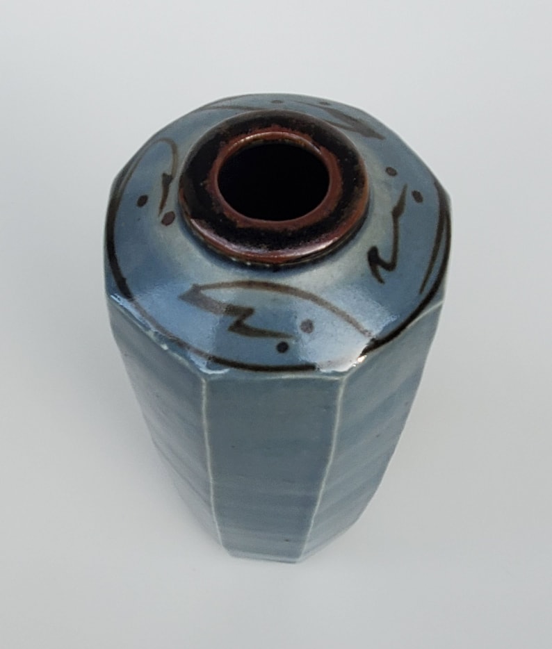 Ken Booth Northwest Studio Pottery Vase Hand Decorated - Etsy