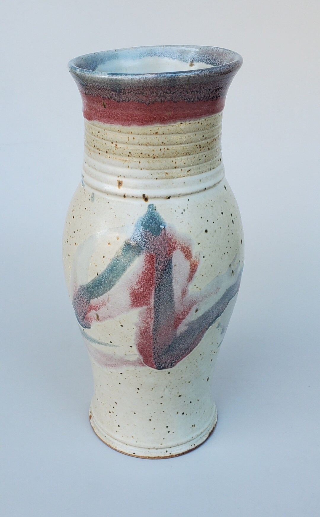 Whitefish Montana Studio Pottery Vase - Made by Tom Gilfillan MT Potter ...