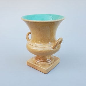 Red Wing Art Pottery Handled Vase Shape 871 Glossy Green - Etsy