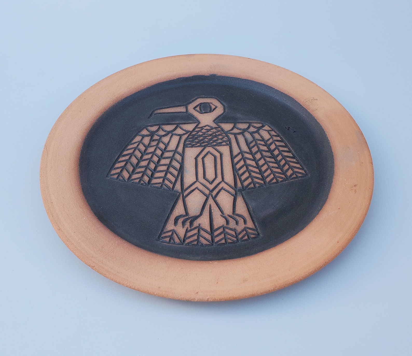 Orcas Island Pottery Decorated Pottery Plate Trudy Irwin - Etsy