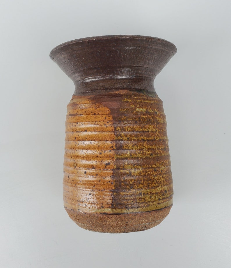 William Creitz Oregon Studio Pottery Stoneware Vase Flaring - Etsy