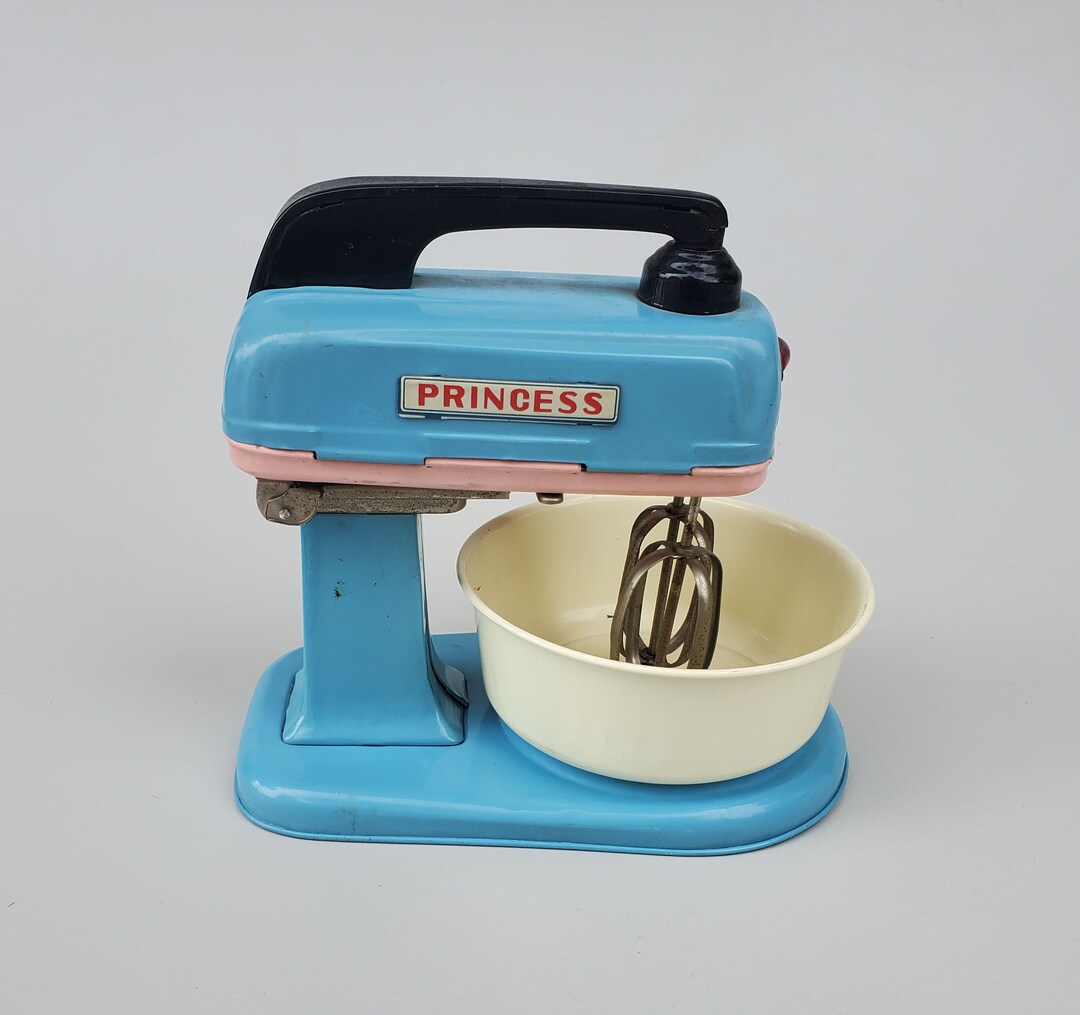 Vintage Princess Tin Toy Child Mixer With Bowl 1950's - Etsy