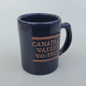 Frankoma Art Pottery Novelty Coffee Mug - Canadian Valley Vo-tech ...