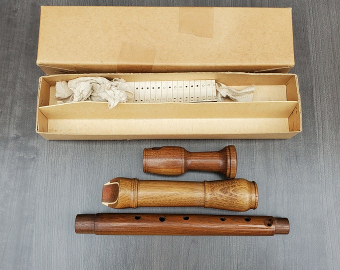 Vintage Dushkin Tenor Recorder - 1950's Era - in Original Box ...