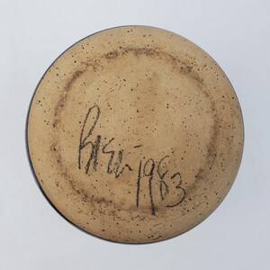 Ben Bieri Northwest Studio Pottery Covered Jar - Black Glaze - Wax ...