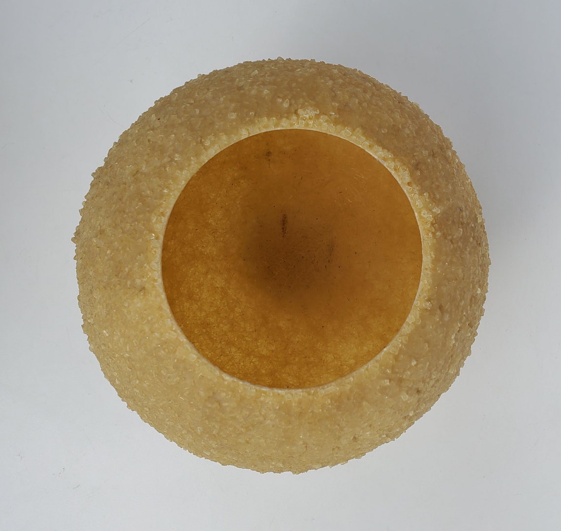 Mid Century Era Chucky Lava Rock Round Lamp Shade Fiberglass - Etsy