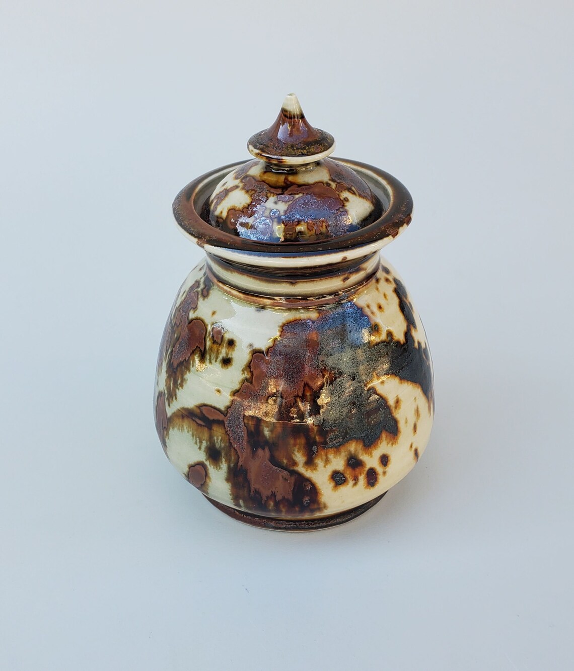 Louis Mideke Decorated Studio Pottery Covered Jar Signed - Etsy