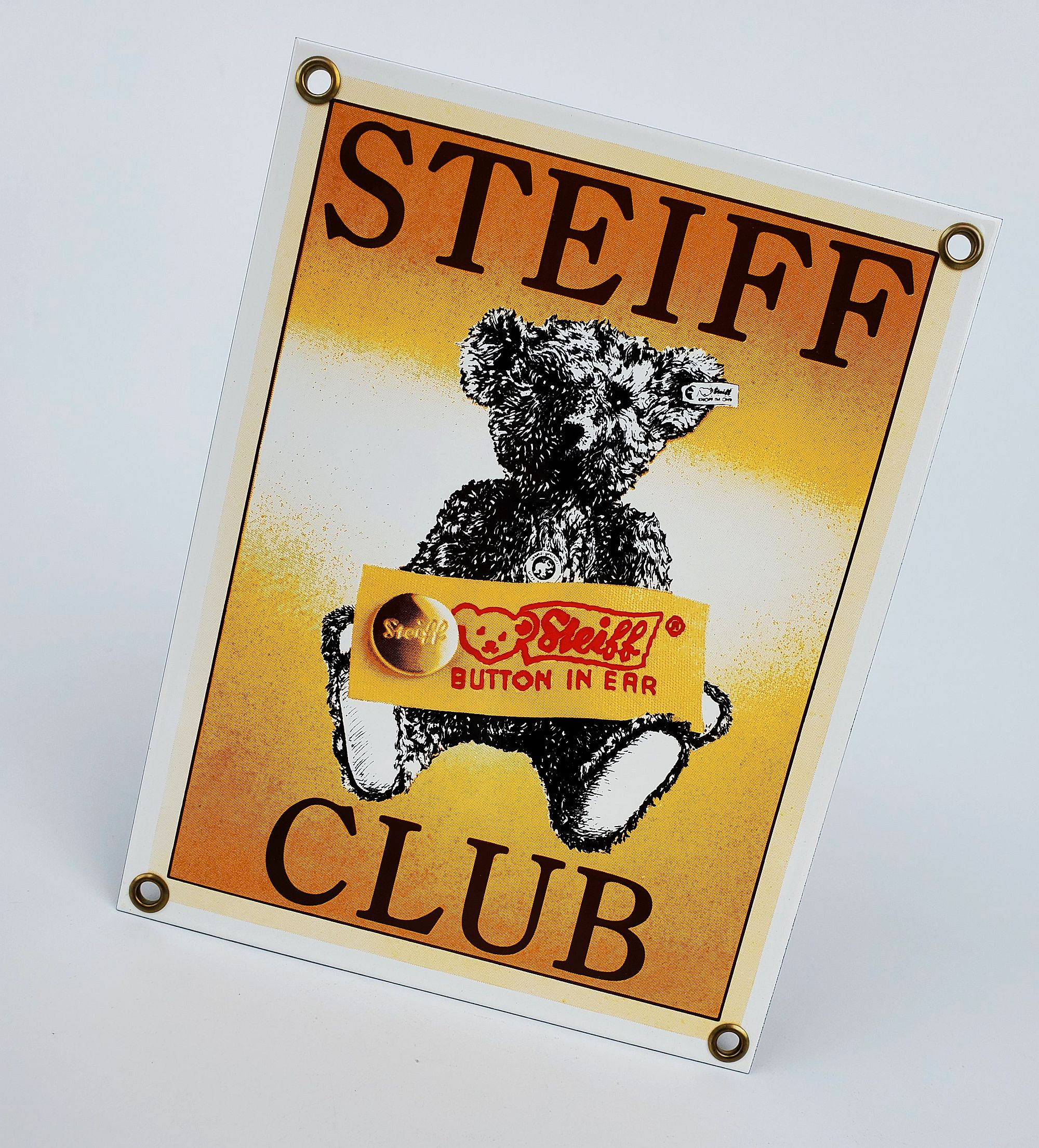 Steiff Collector Club Porcelain Teddy Bear Button in the Ear | Etsy