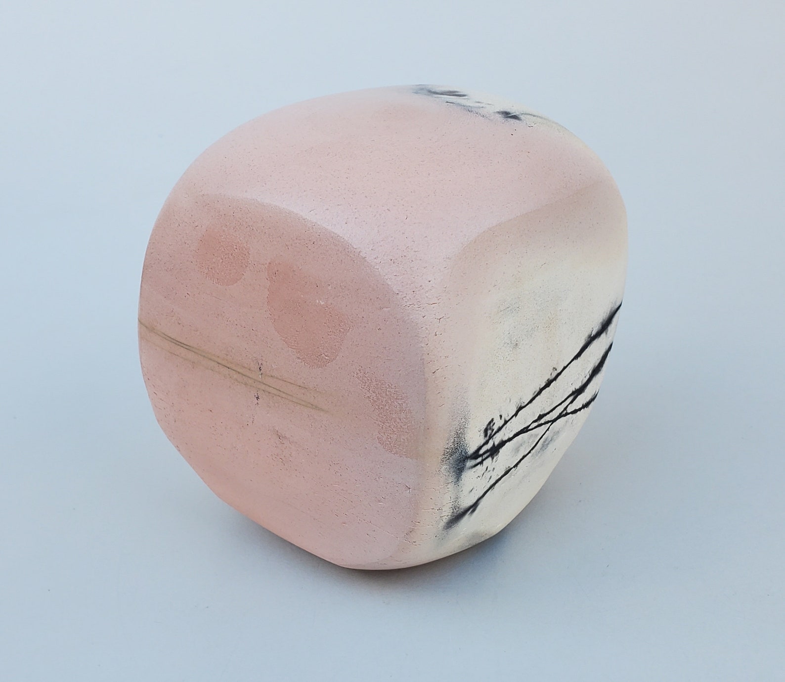 Richard Mahaffey Northwest Studio Pottery Saggar Fired Raku Sculptural ...