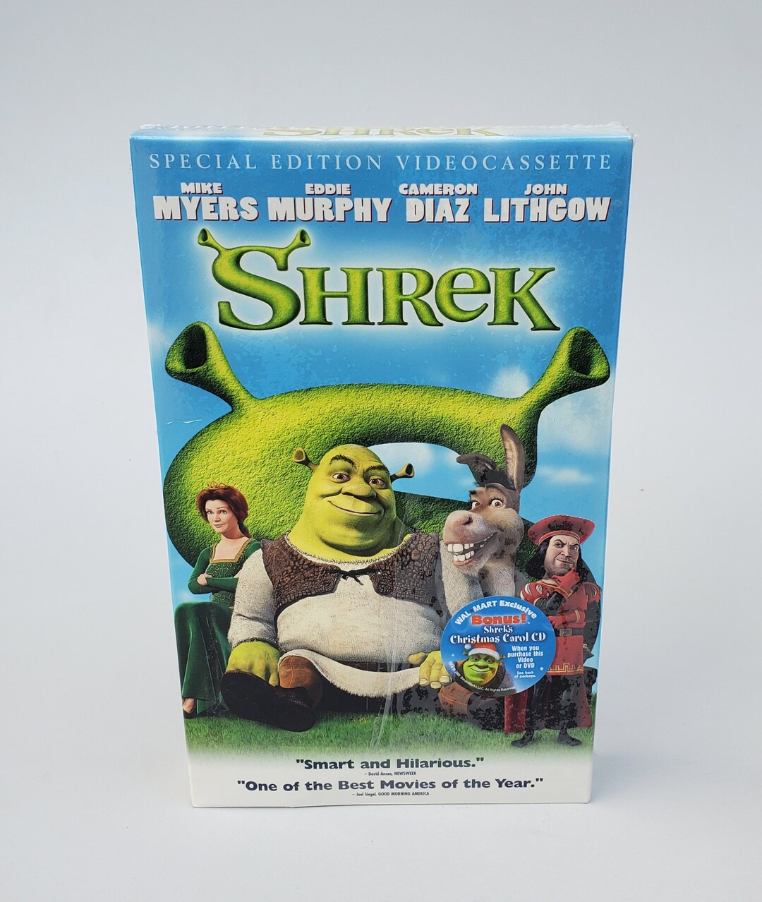 Shrek Special Edition Video Cassette Tape With Bonus Home for the ...