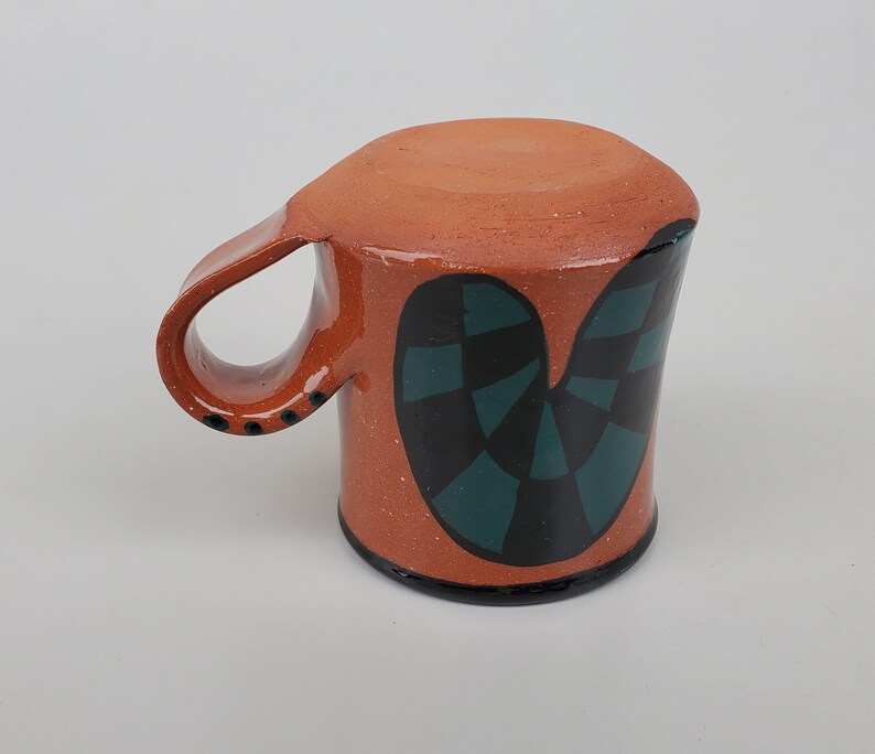 Roberta Frankel Northwest Studio Pottery Cup - Hand Decorated - MCM ...