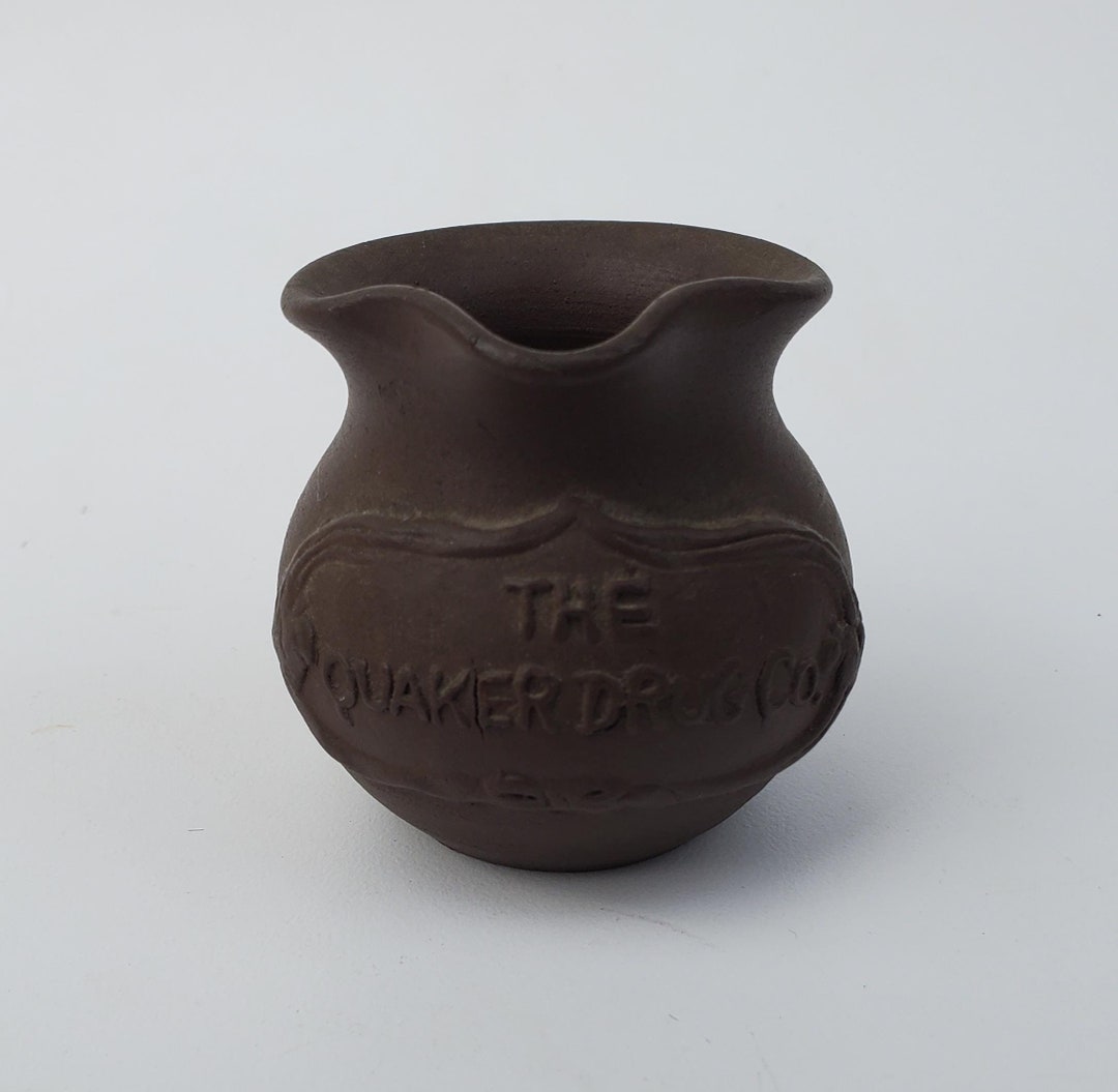 Antique Quaker Drug Company Seattle Washington Mini Ceramic Pitcher ...