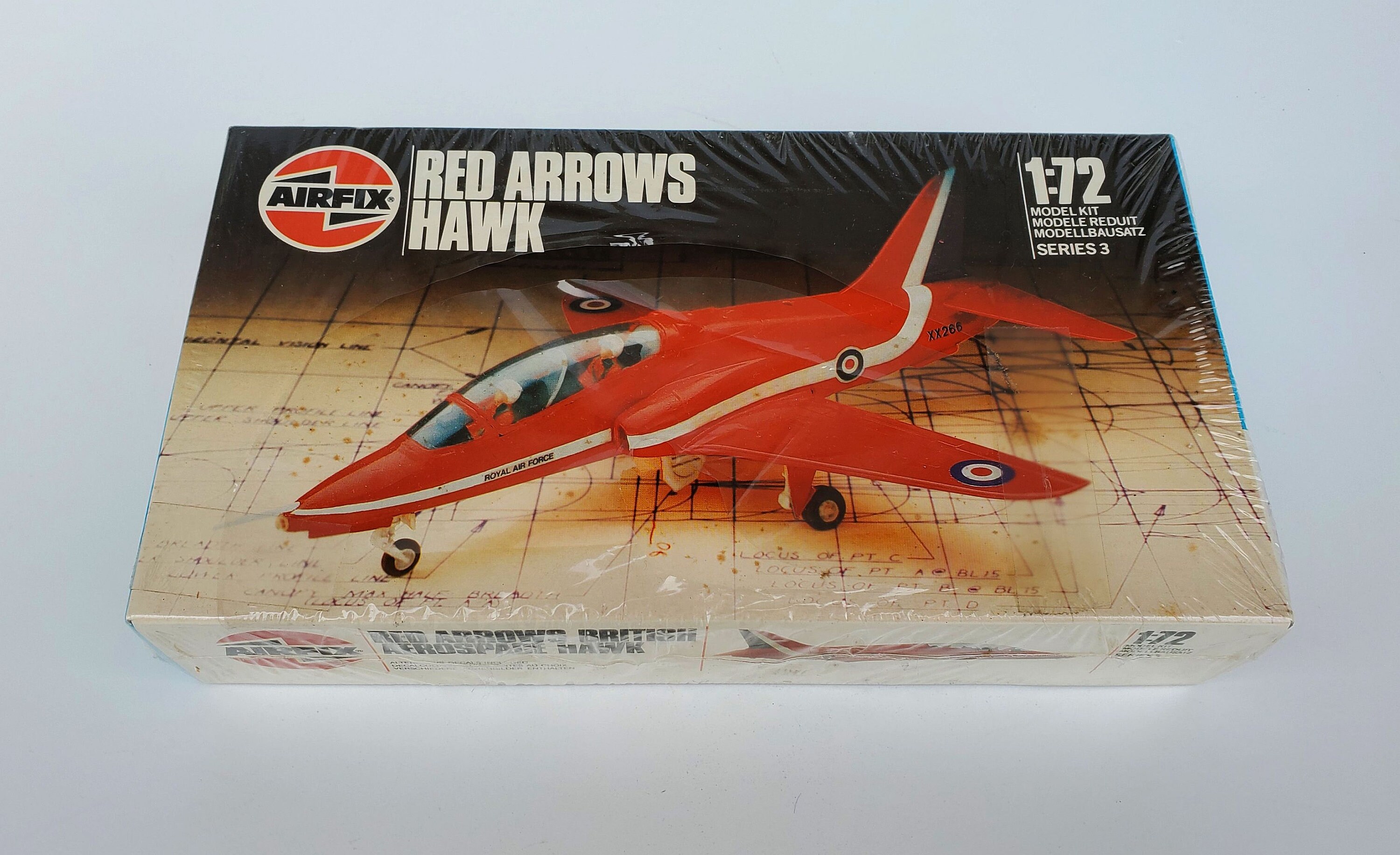 Airfix Red Arrows British Aerospace Hawk Royal Air Force Jet | Etsy