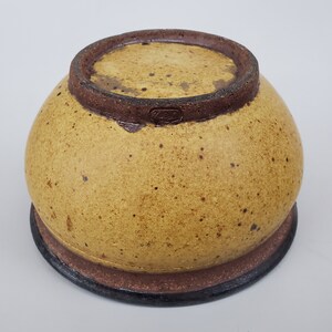 William Creitz Oregon NW Studio Pottery Covered Stoneware Bowl - Gold ...