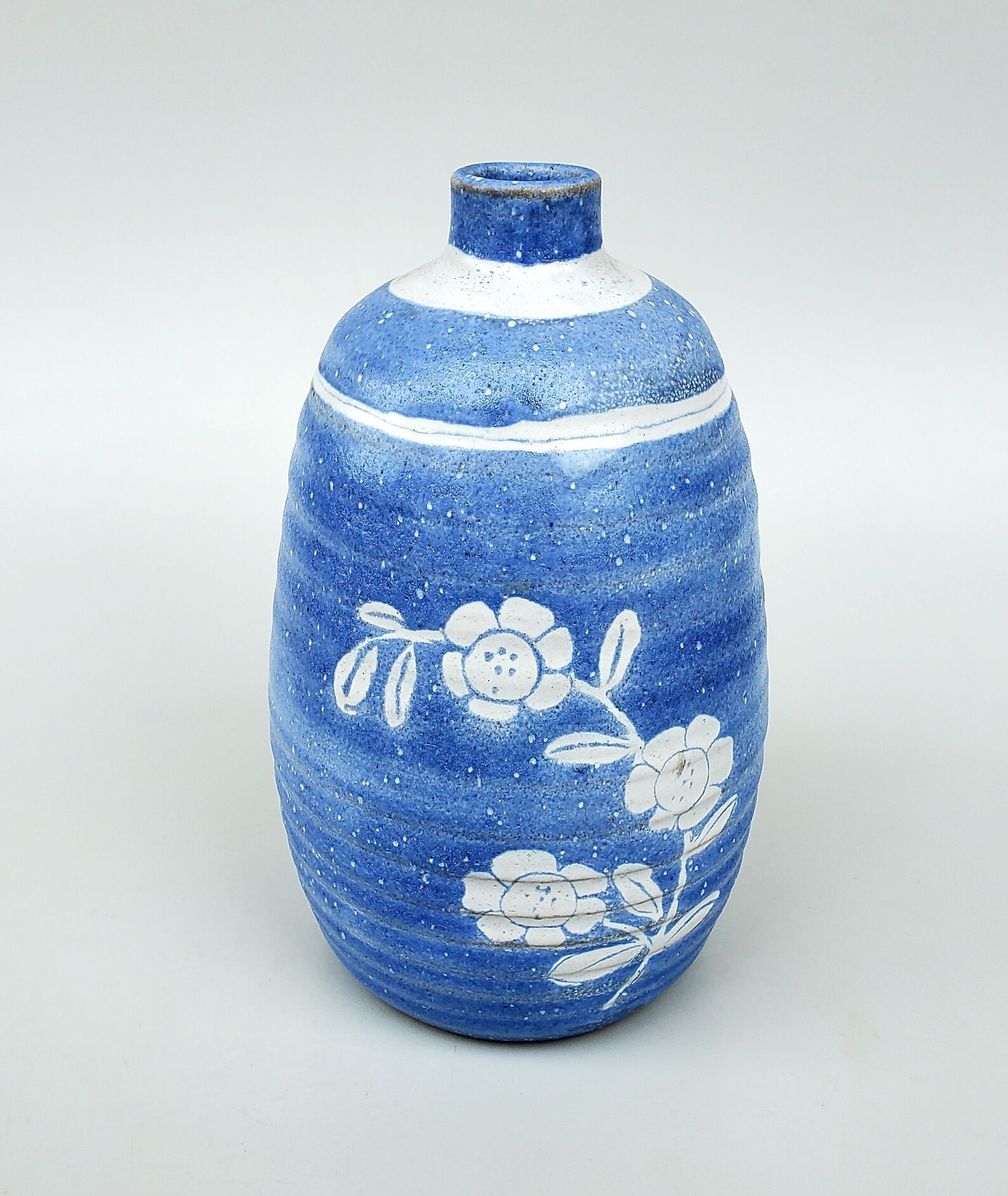 Crow Valley Orcas Island Studio Pottery Large Decorated Blue - Etsy