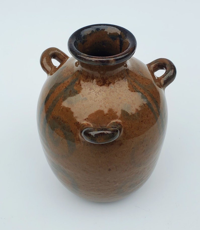 Ben Bieri Northwest Studio Pottery Bottle Form Vase Loop - Etsy