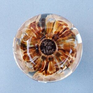 Joe Rice Handblown Art Glass Floral Paperweight - House of Glass ...