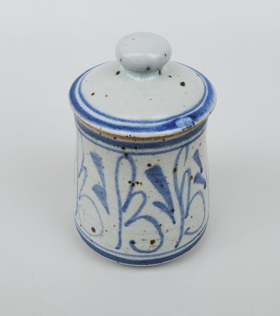 Paul Herman Doyle CA Studio Pottery Hand Decorated Jar With Lid ...