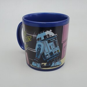 Disney Store Original R2-D2 Pop Art Comic Themed Coffee Mug Deep Blue ...