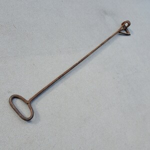 Antique Hand Forged Western Style Cattle Branding Iron - Big Letter P ...