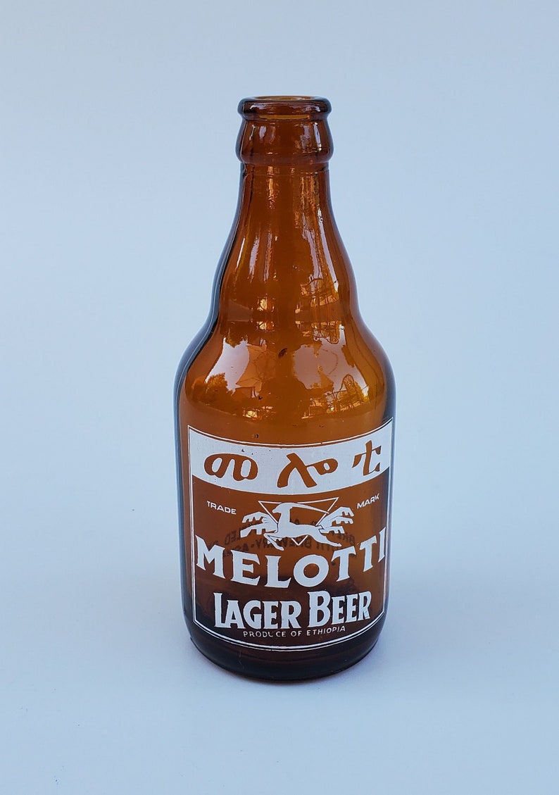 Vintage Melotti Lager Beer Bottle Ethiopia Beer Bottled by - Etsy