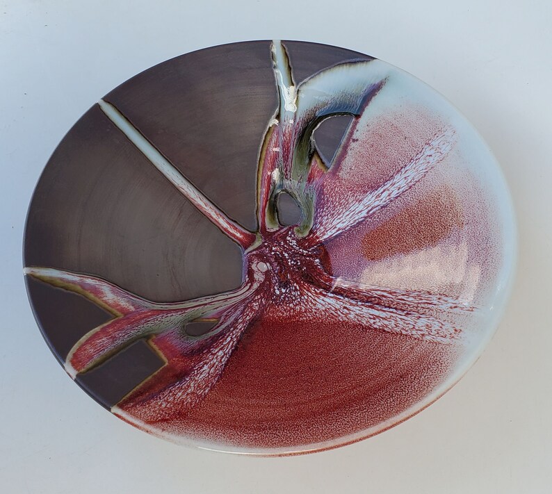 Marc Matsui Seattle Studio Pottery Large Decorated Flaring - Etsy