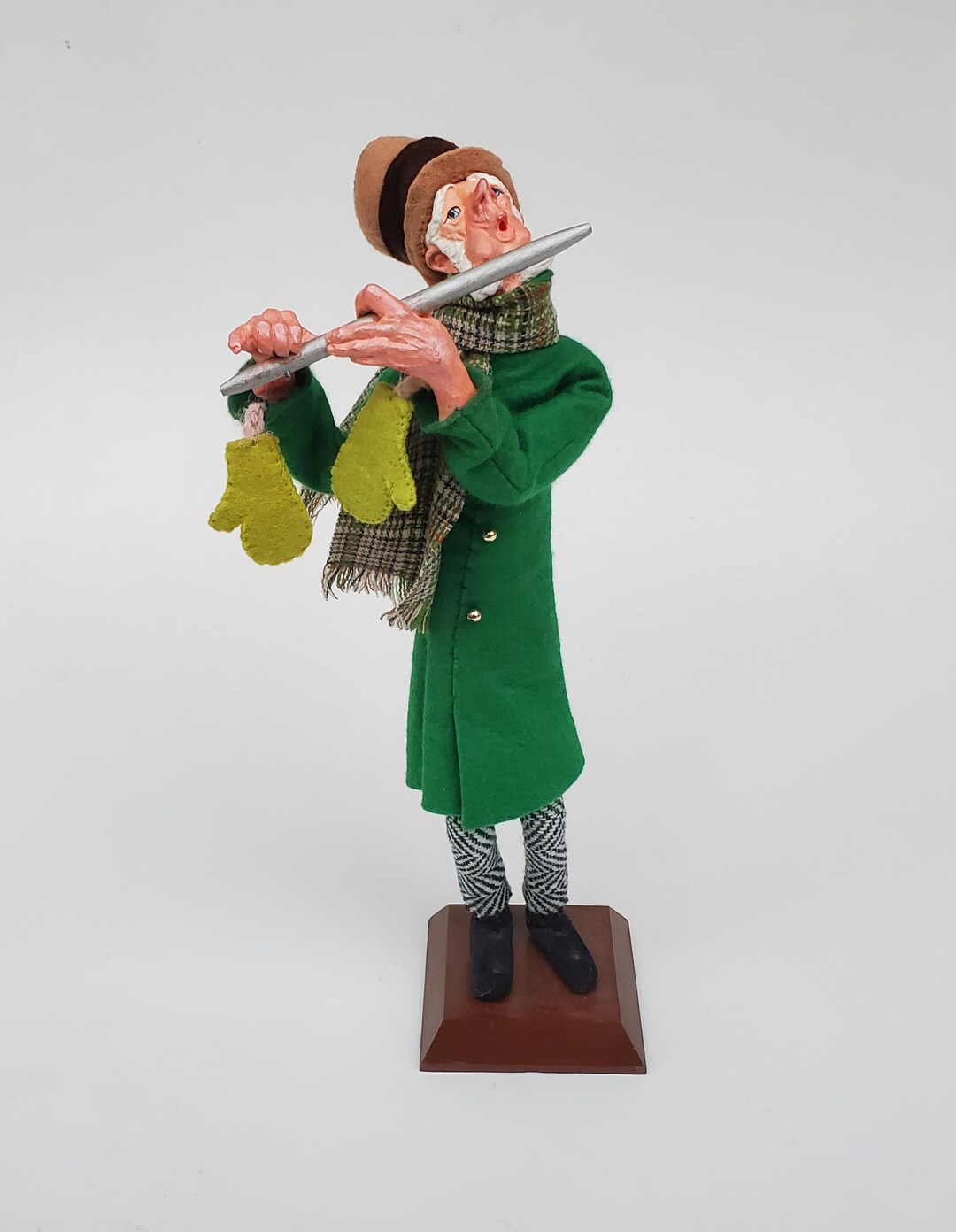 Simpich Christmas Character Doll - Tall Slender Flute Player Gentleman ...