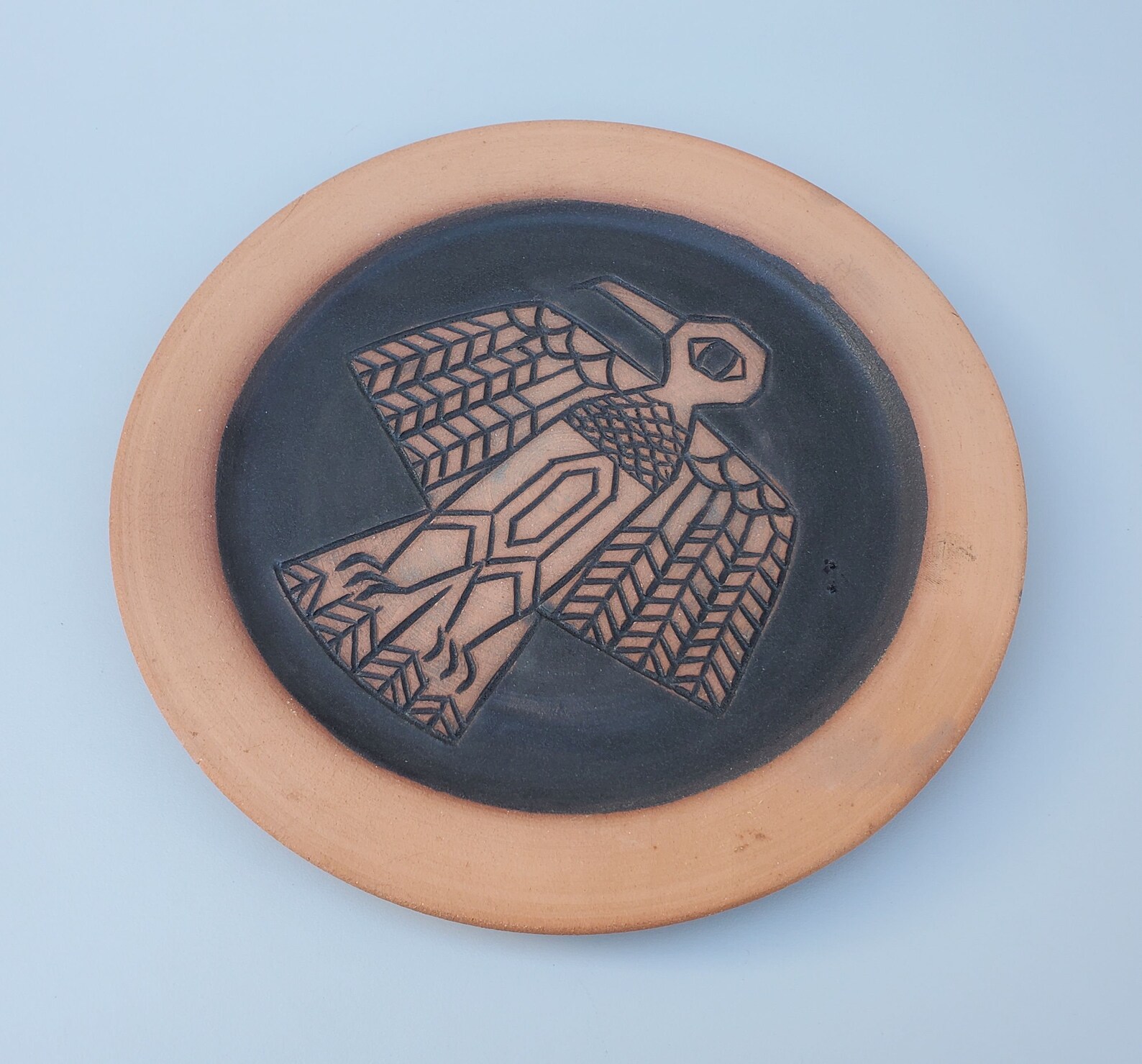 Orcas Island Pottery Decorated Pottery Plate Trudy Irwin - Etsy