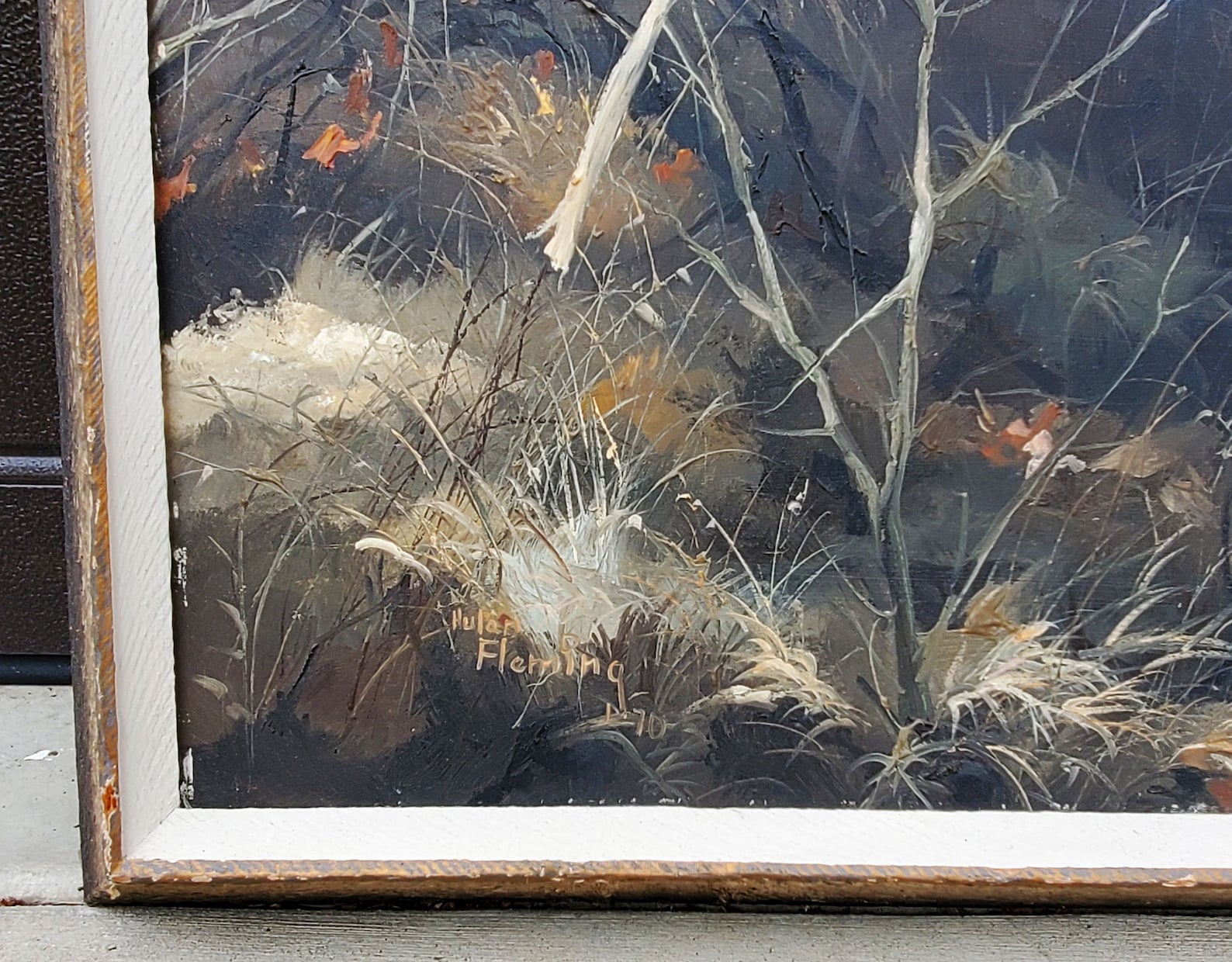 Hulan Fleming Northwest Artist Early Oil Painting - Dated 1970 - Titled ...