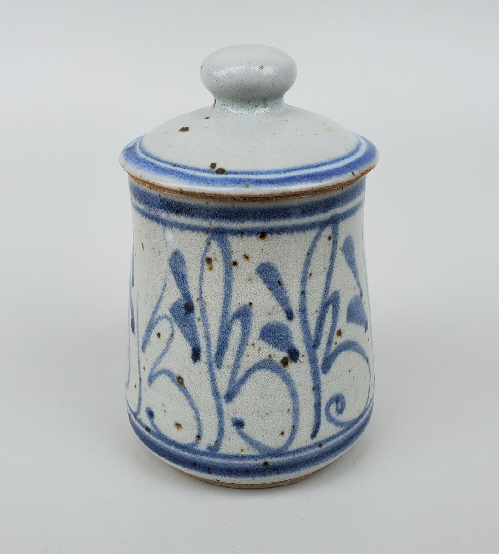 Paul Herman Doyle CA Studio Pottery Hand Decorated Jar With Lid ...