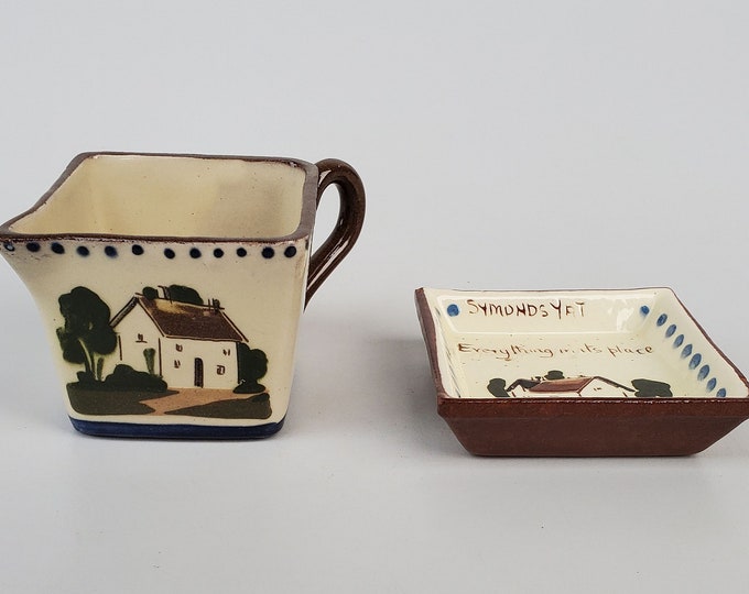 Devon Ware Touquay Motto Ware Cup and Saucer Set Decorated House Design ...