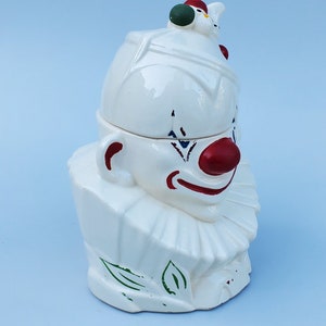Vintage Mccoy Art Pottery Circus Clown Cookie Jar - 1940's Era ...