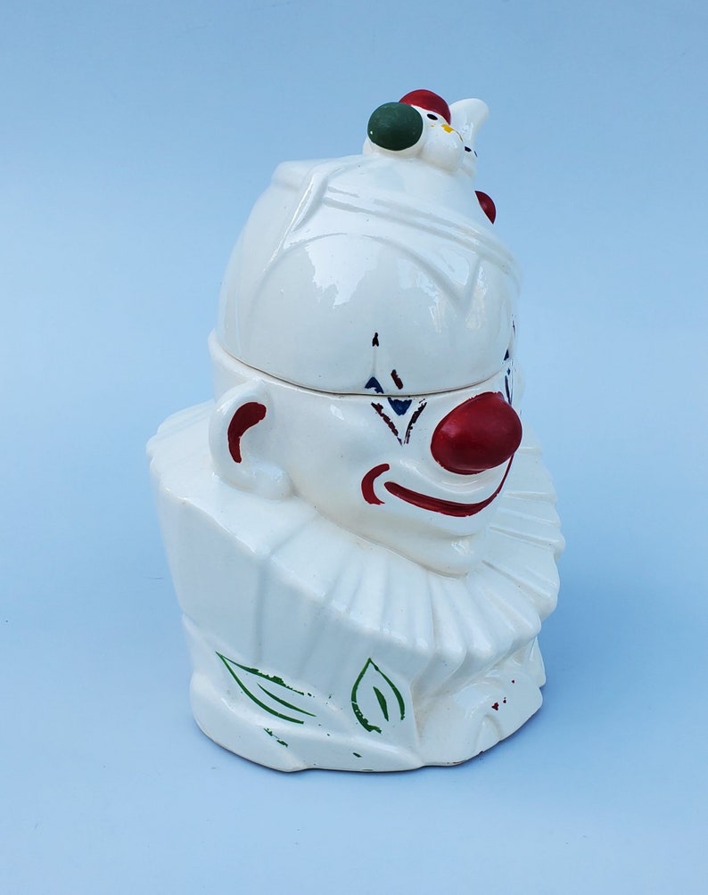 Vintage Mccoy Art Pottery Circus Clown Cookie Jar 1940's - Etsy
