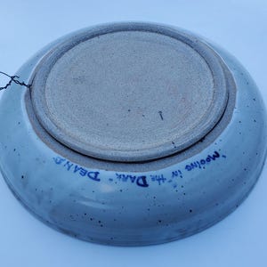 Debbie Dean Northwest Studio Pottery Wall Art Cow Motif HUGE Bowl ...