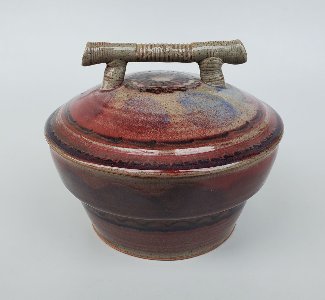 David Norton Virginia Studio Pottery Covered Stoneware Vegetable Yunnan ...