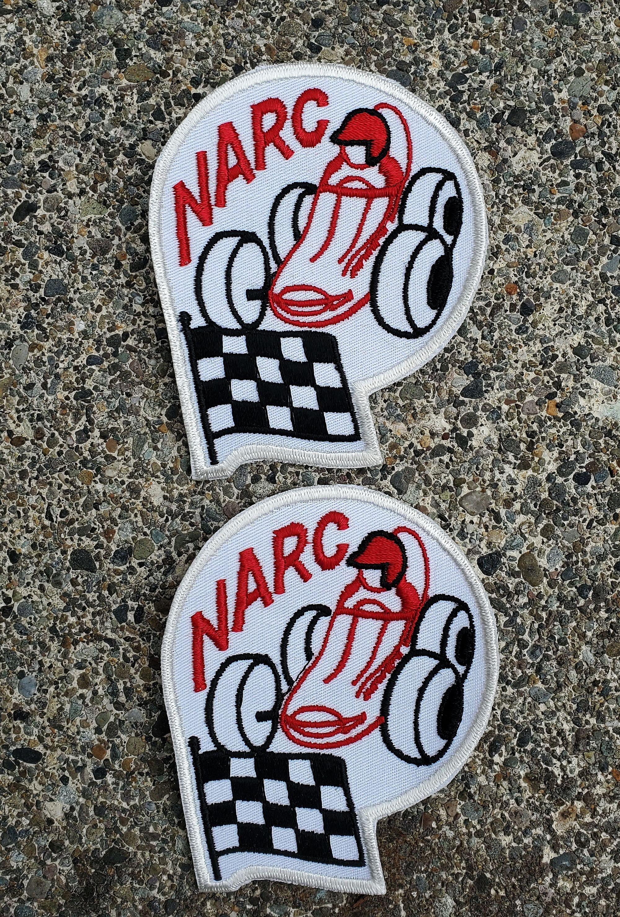 Vintage National Auto Racing Club Jacket Patches NARC Sprint | Etsy