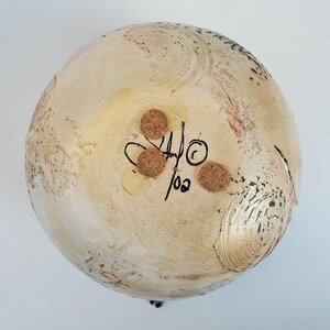 Steven Kaye Carved Southwestern Style Studio Pottery Vase - Beaded ...