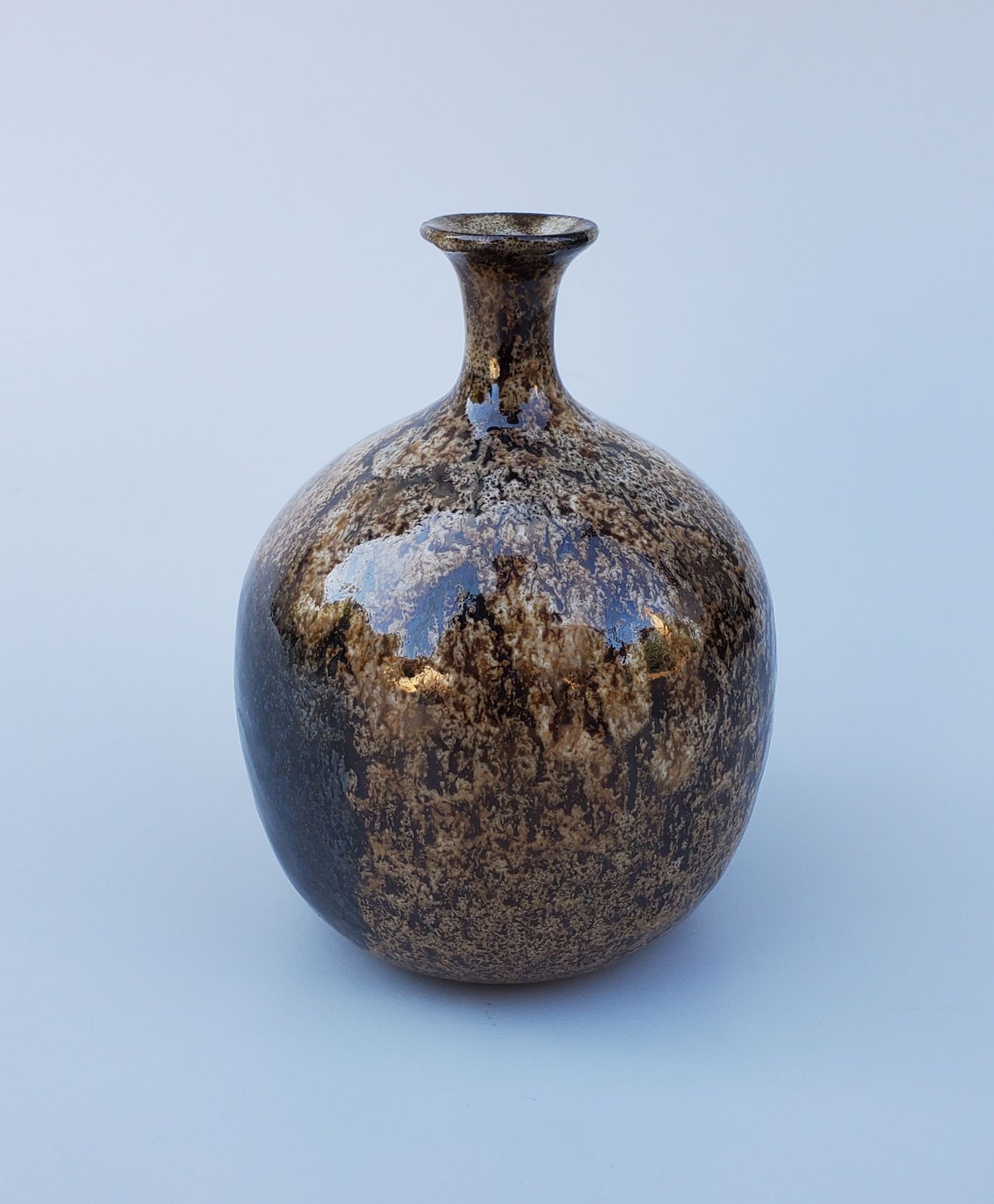 Ben Bieri Northwest Studio Pottery Bottle Form Weed Pot Vase - Etsy