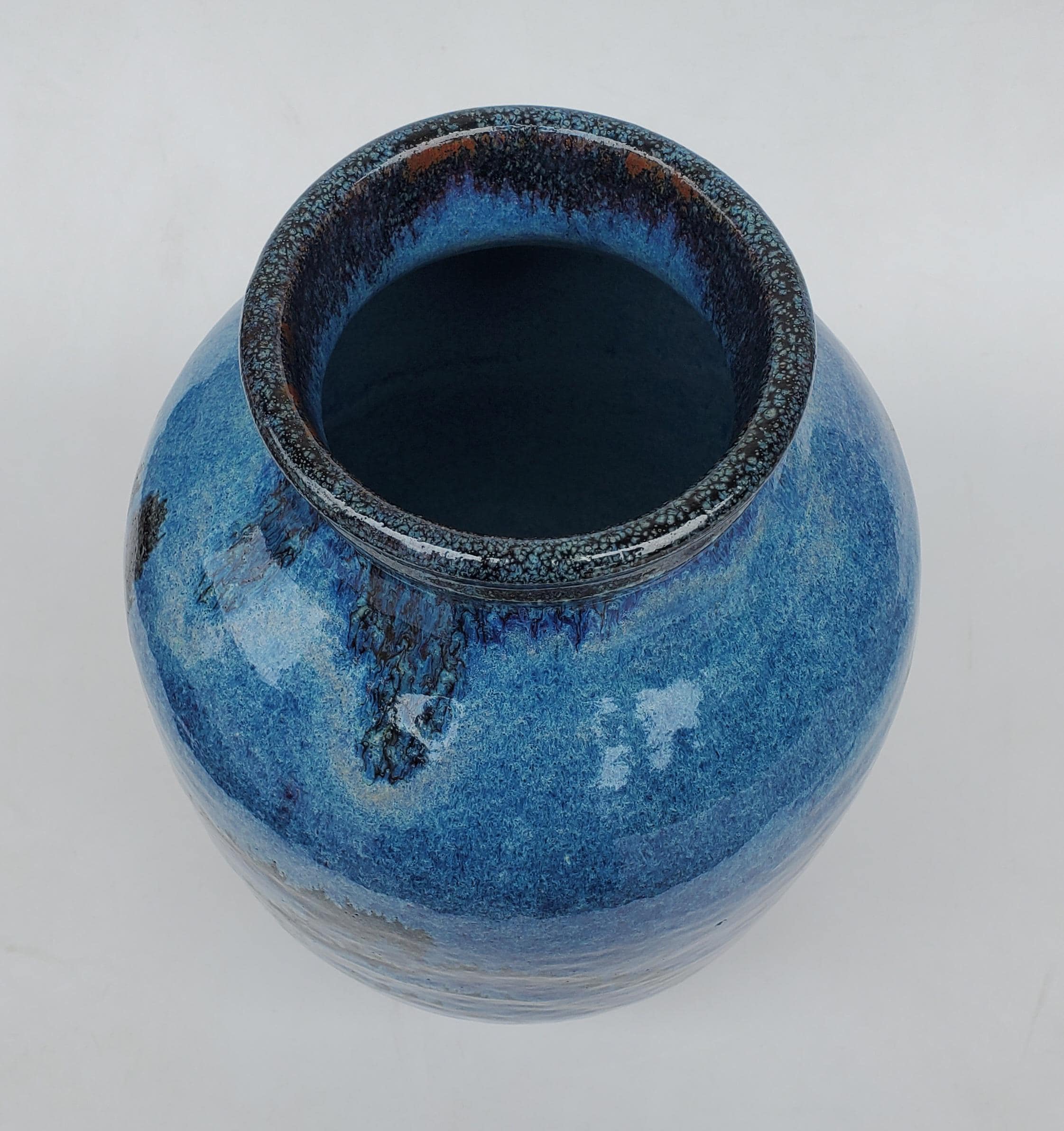 Ken Merrick New Mexico Studio Pottery Large Decorated Vase - Frothy ...