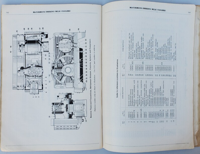 1939 Mccormick Deering Parts Catalog Cream Separators - Milkers ...