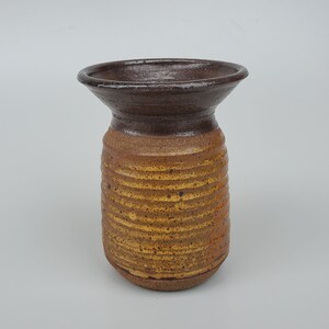 William Creitz Oregon Studio Pottery Stoneware Vase - Flaring Rim With ...