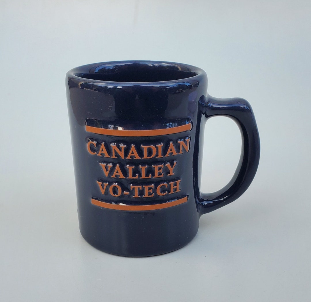 Frankoma Art Pottery Novelty Coffee Mug - Canadian Valley Vo-tech ...