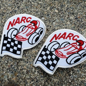 Vintage National Auto Racing Club Jacket Patches - NARC Sprint Car and ...