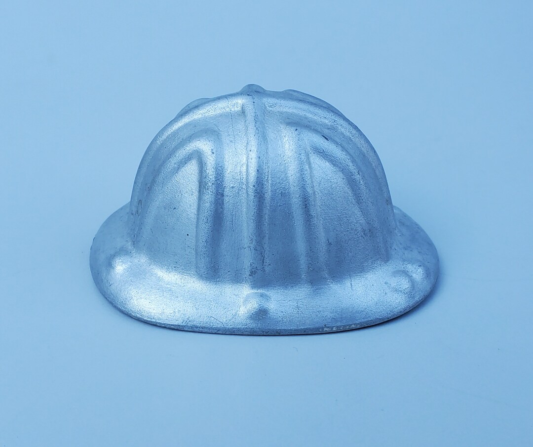 Vintage Mini Silver Hard Hat Novelty Paperweight 3.5 - Etsy