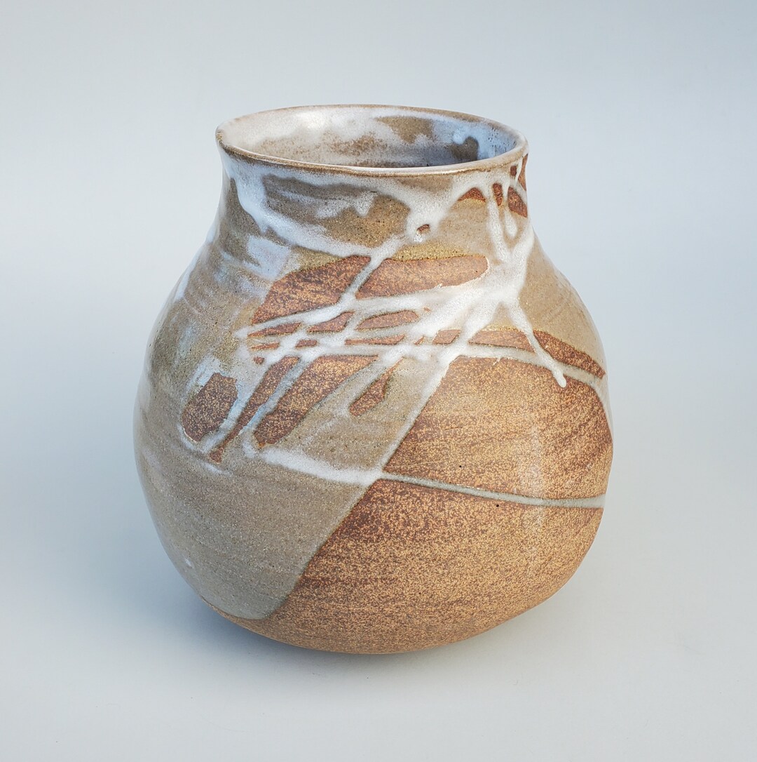 Betty and Nelson Mears Northwest Studio Pottery Vase - Large White and ...