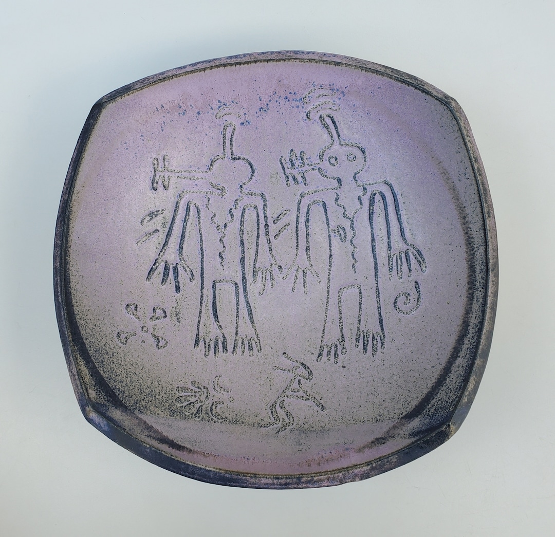 Mark Heimann Oregon Studio Pottery Bowl - Hand Made NW Indian Cave ...