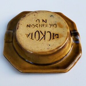 Dickota Art Pottery Novelty Indian Chief Profile Ashtray - Lewis and ...