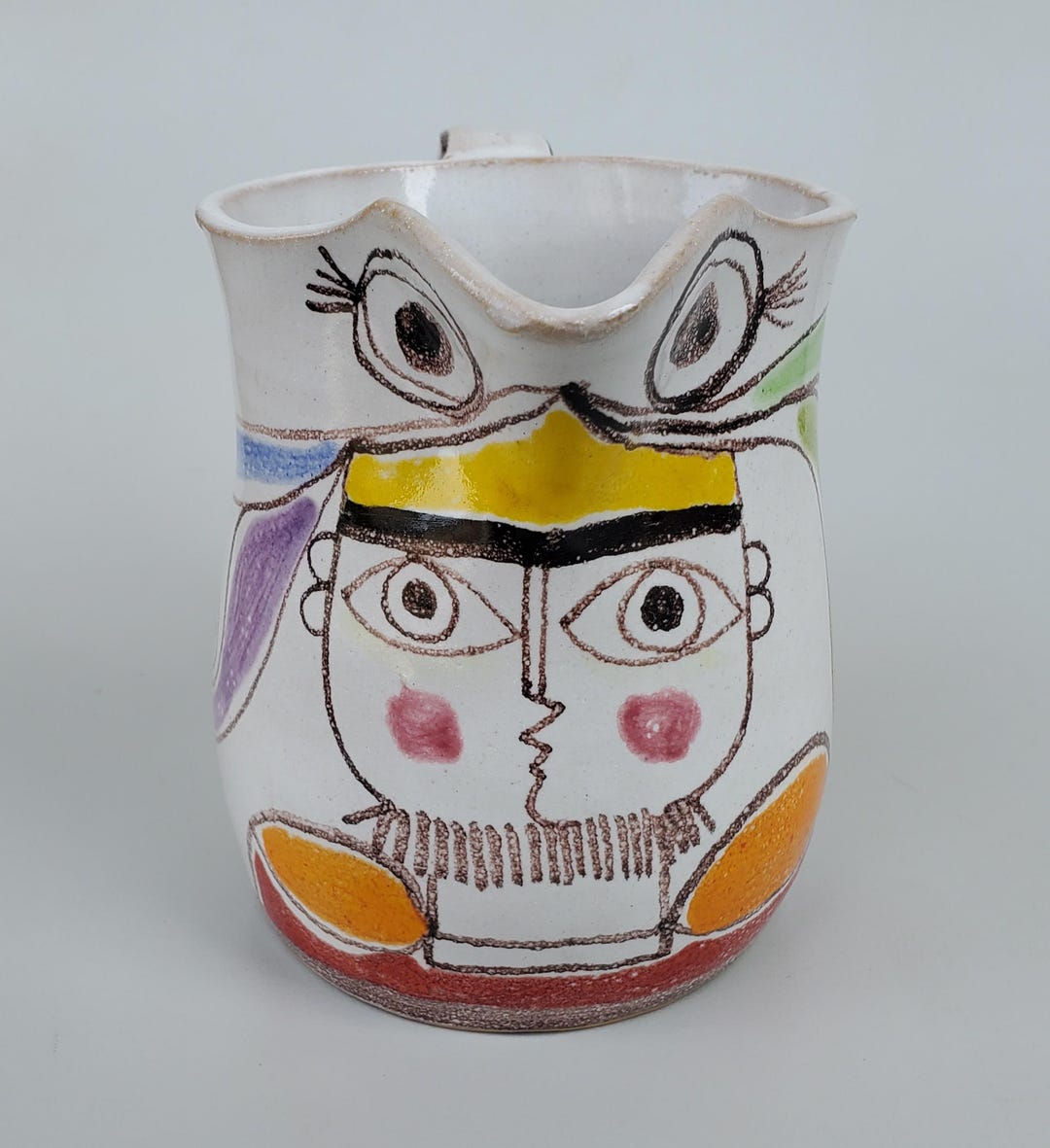 Giovanni Desimone Italy Hand Decorated Picasso Style Art Pottery ...