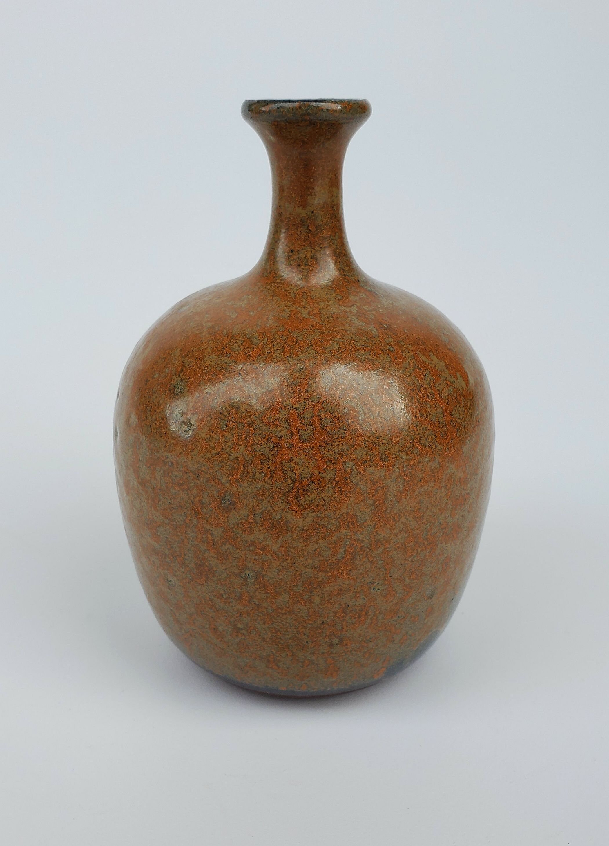 Ben Bieri Northwest Studio Pottery Bottle Form Vase Unique | Etsy